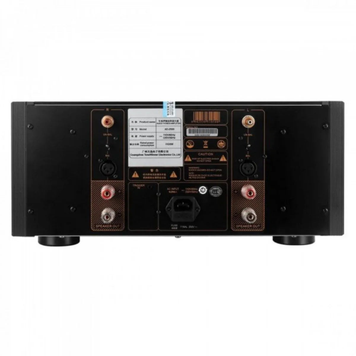 ToneWinner AD-2500 PRO 2 Ch 500W Power Amplifier — ProHiFi India